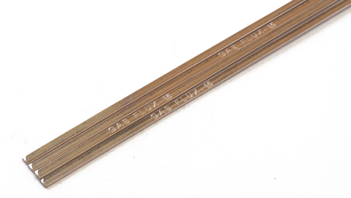 Gasflux 15% Silver Solder Copper Brazing Rod 20" – All Things Brazing